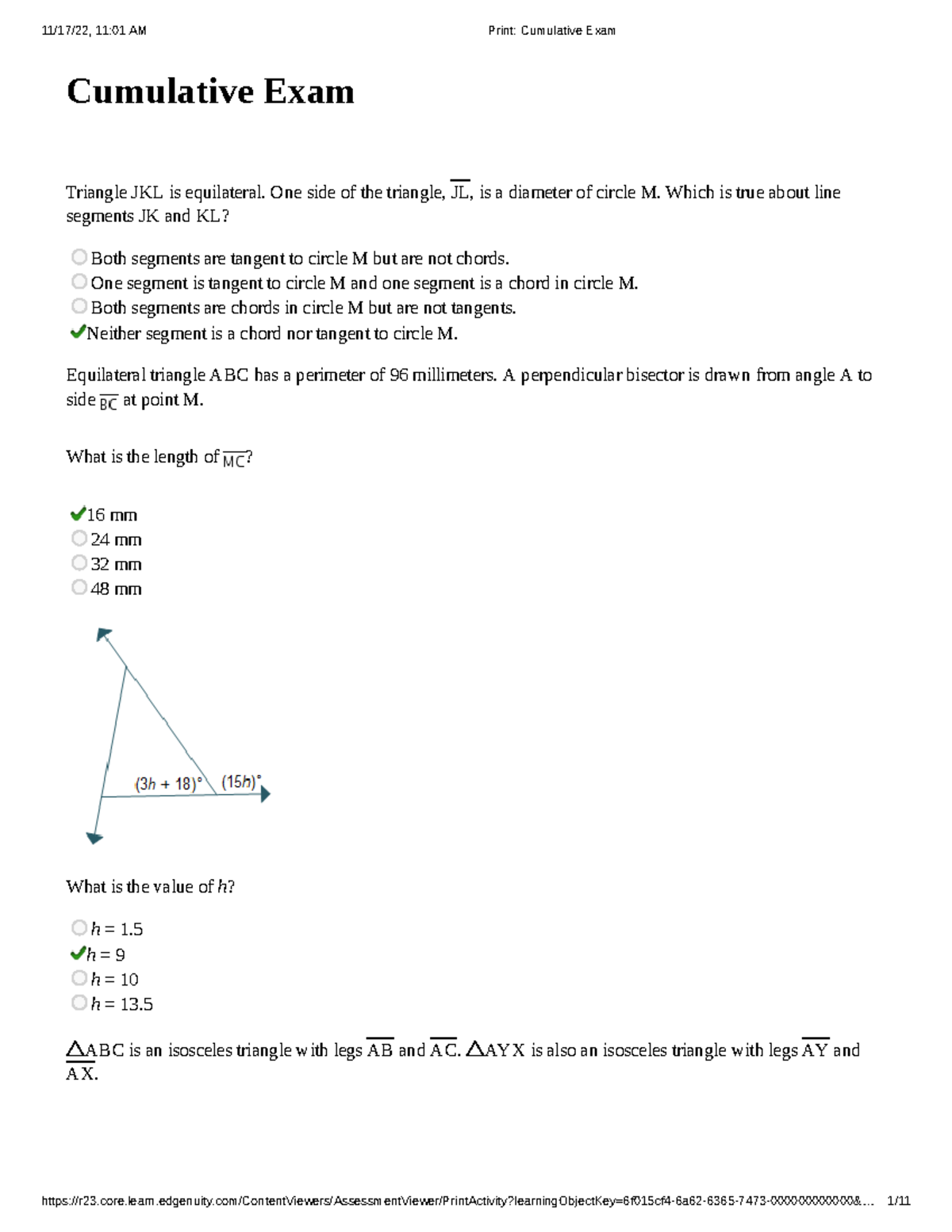 Math exam - Evaluating News Reporting Project: Media Coverage ...