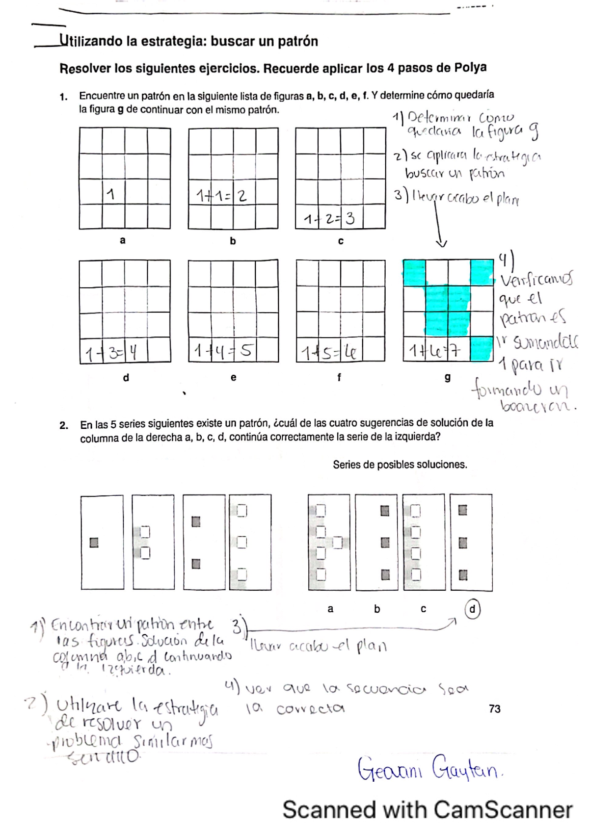 Hoja de ejercicios#6 - Hoja de ejercicios#6 - Estrategias de Razonamiento - Studocu