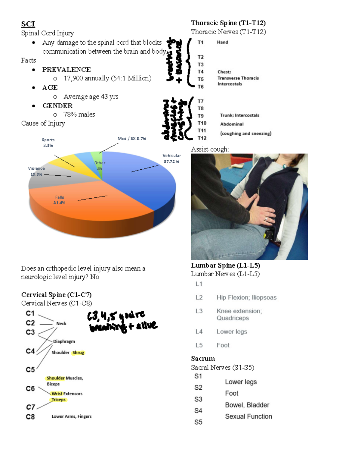 SCI Notes - Good note to help improve your comprehension of material ...