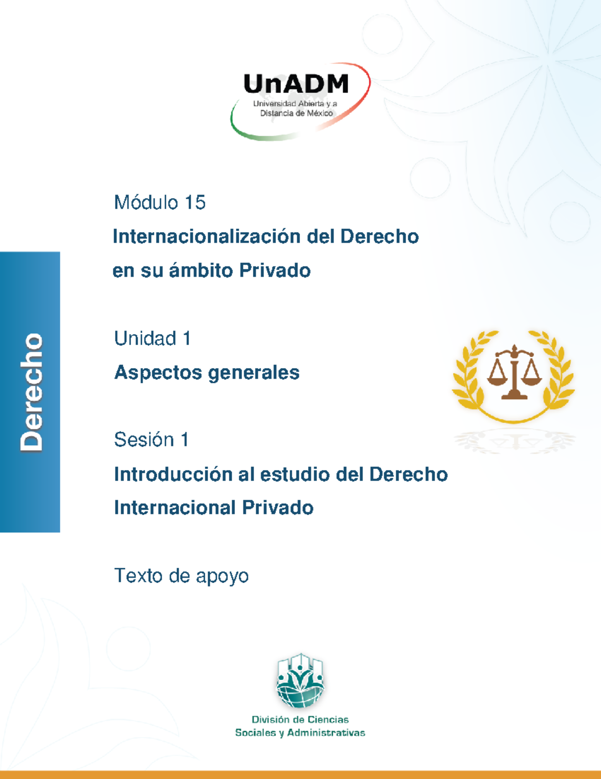 DE M15 U1 S1 TA - Texto de apoyo para resolver las actividades - Módulo ...