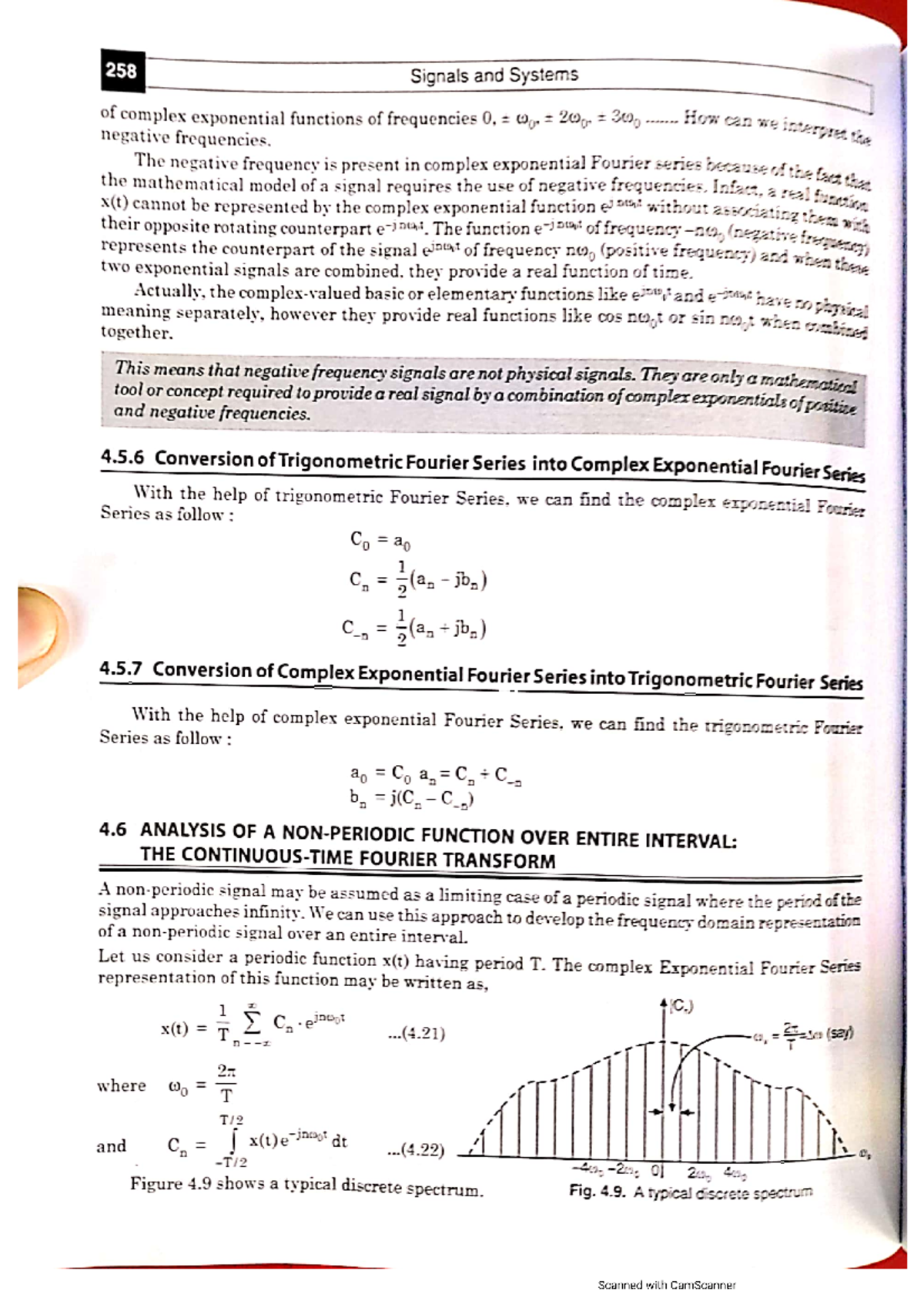 Signal & system - (Fourier transform) - 258 Signals and Systems of ...