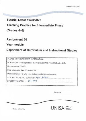 OPM - opm - TPN 2601 - Unisa - Studocu