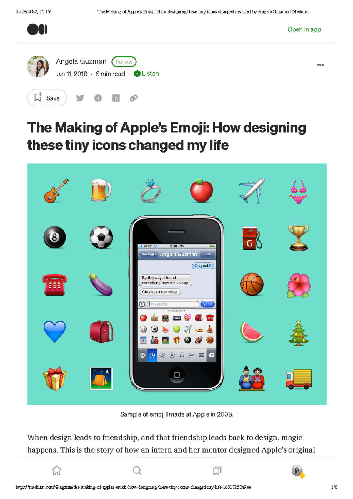 The Making of Apple’s Emoji How designing these tiny icons changed my ...