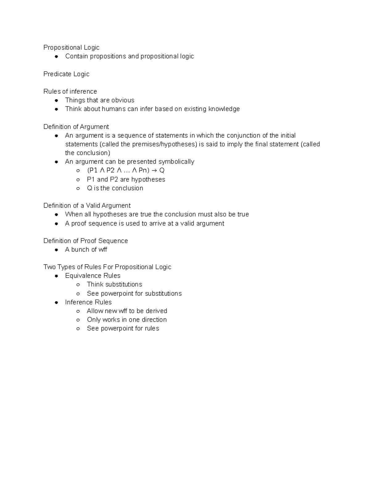 Formal Logic P2 - Propositional Logic Contain propositions and propositional logic Predicate ...