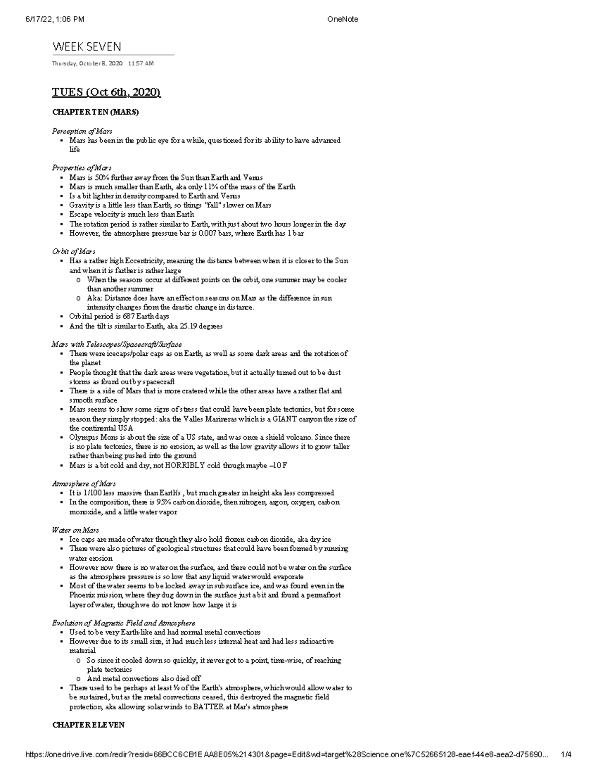 AST 301 - Chapter 10 - 12 - The Fall Semester of 2020 to 2021 in AST ...