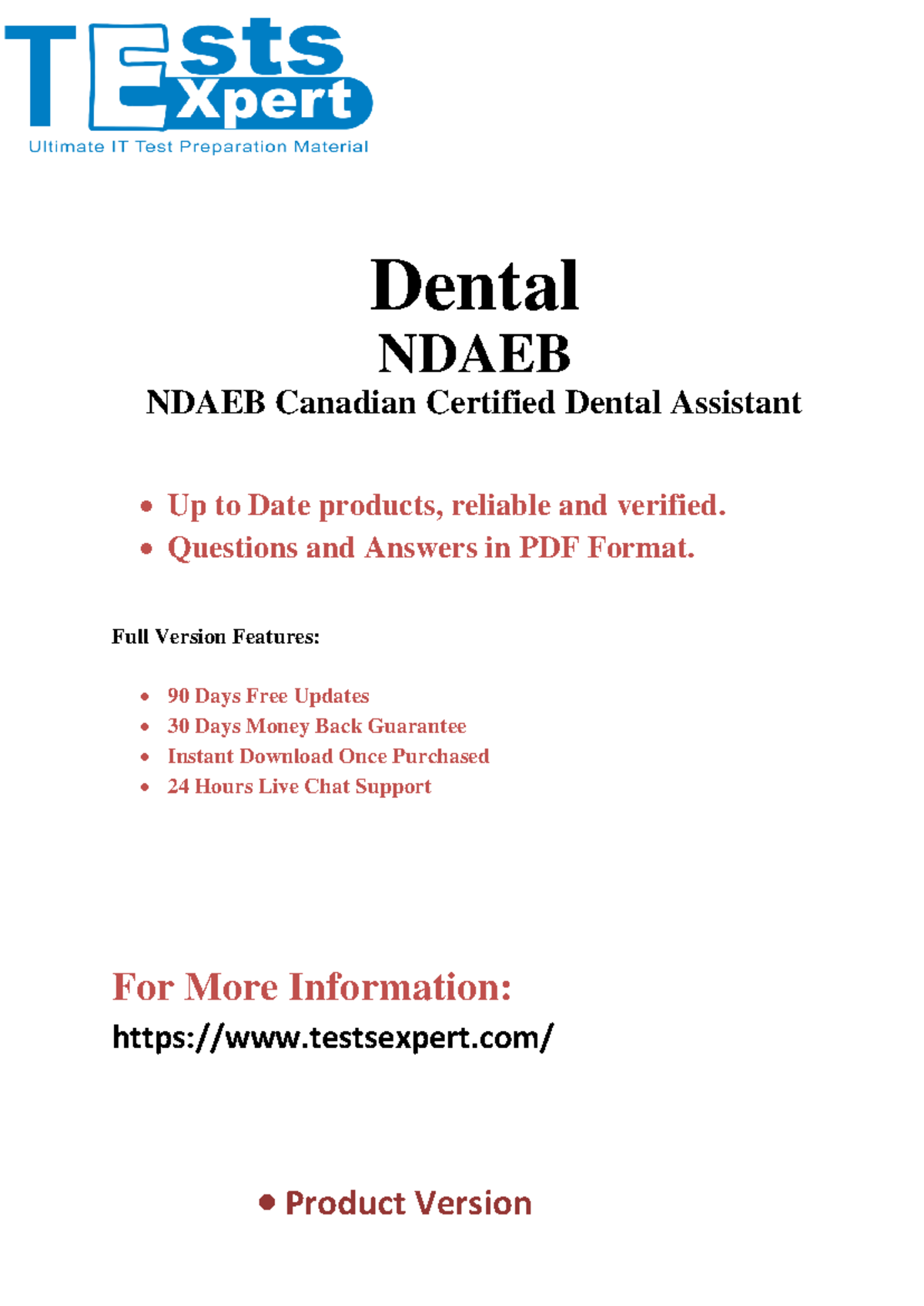 Master the Ndaeb Ultimate Guide to Canadian Dental Assistant Exam - Up ...