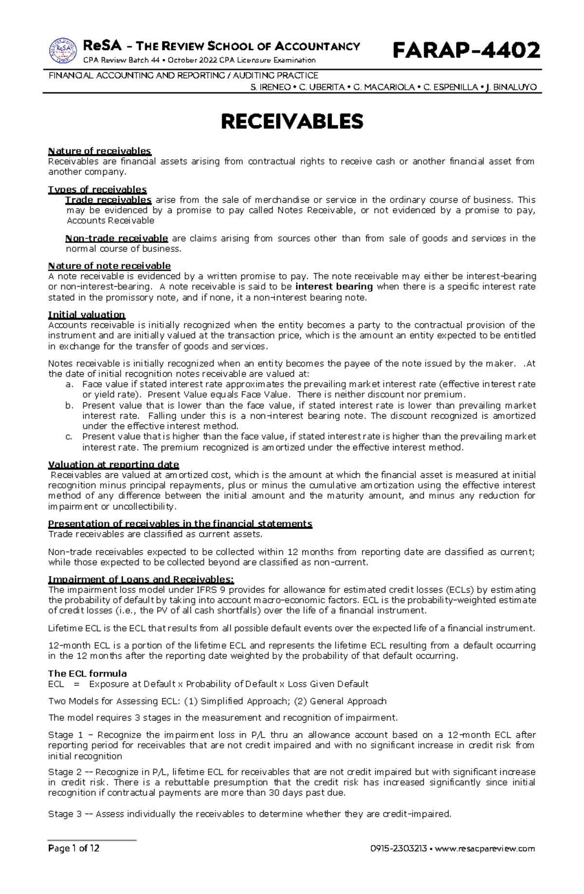 Aaconapps 2 04-R44H - ReSA - THE REVIEW SCHOOL OF ACCOUNTANCY CPA ...