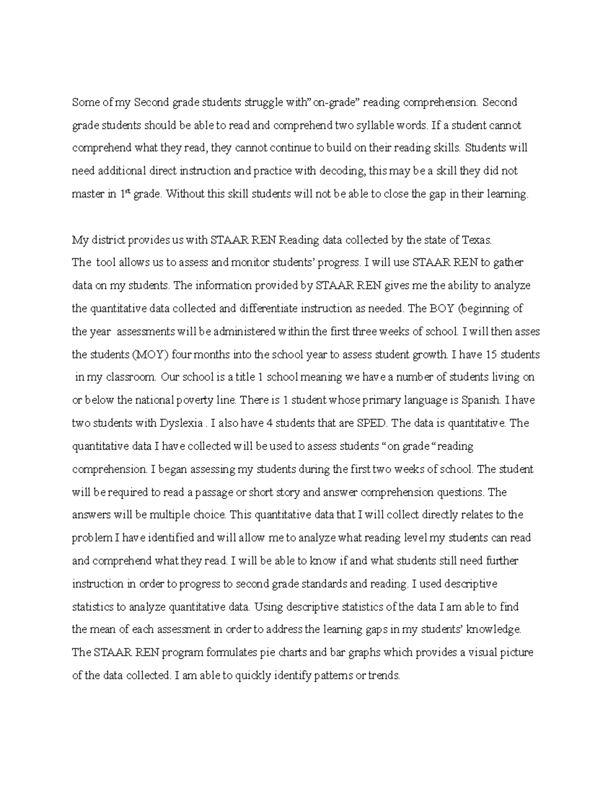 Educational problem - notes - Some of my Second grade students struggle ...