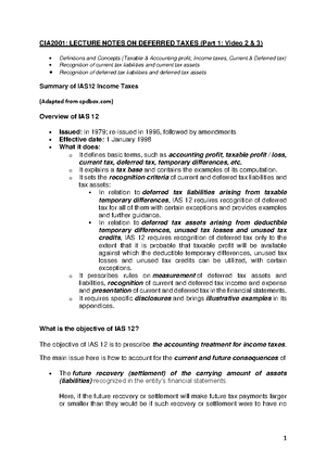 Tutorial Week 4 - Accounting for Discontinued Operations - TOPIC 2 ...