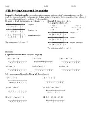 Integrated Math-1 - Notes - Integrated Math Systems of linear equations ...