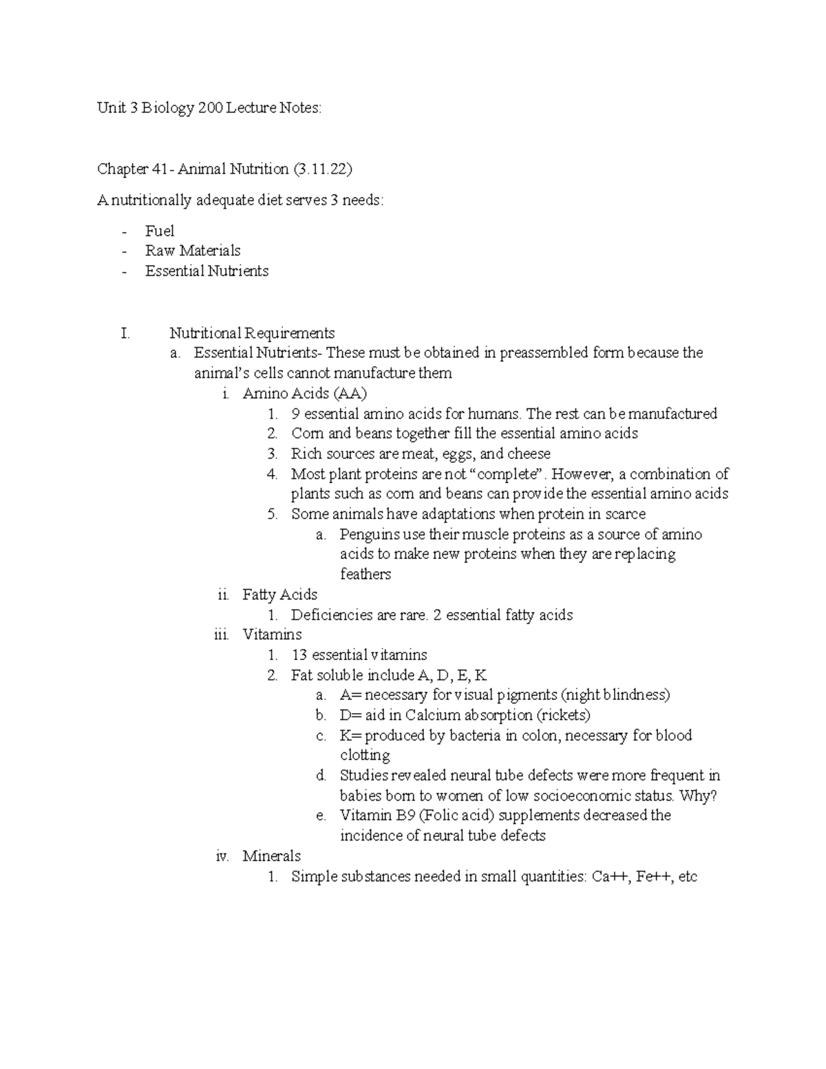 Unit 3 Biology 200 Lecture Notes - Deprecated API usage: The SVG back ...