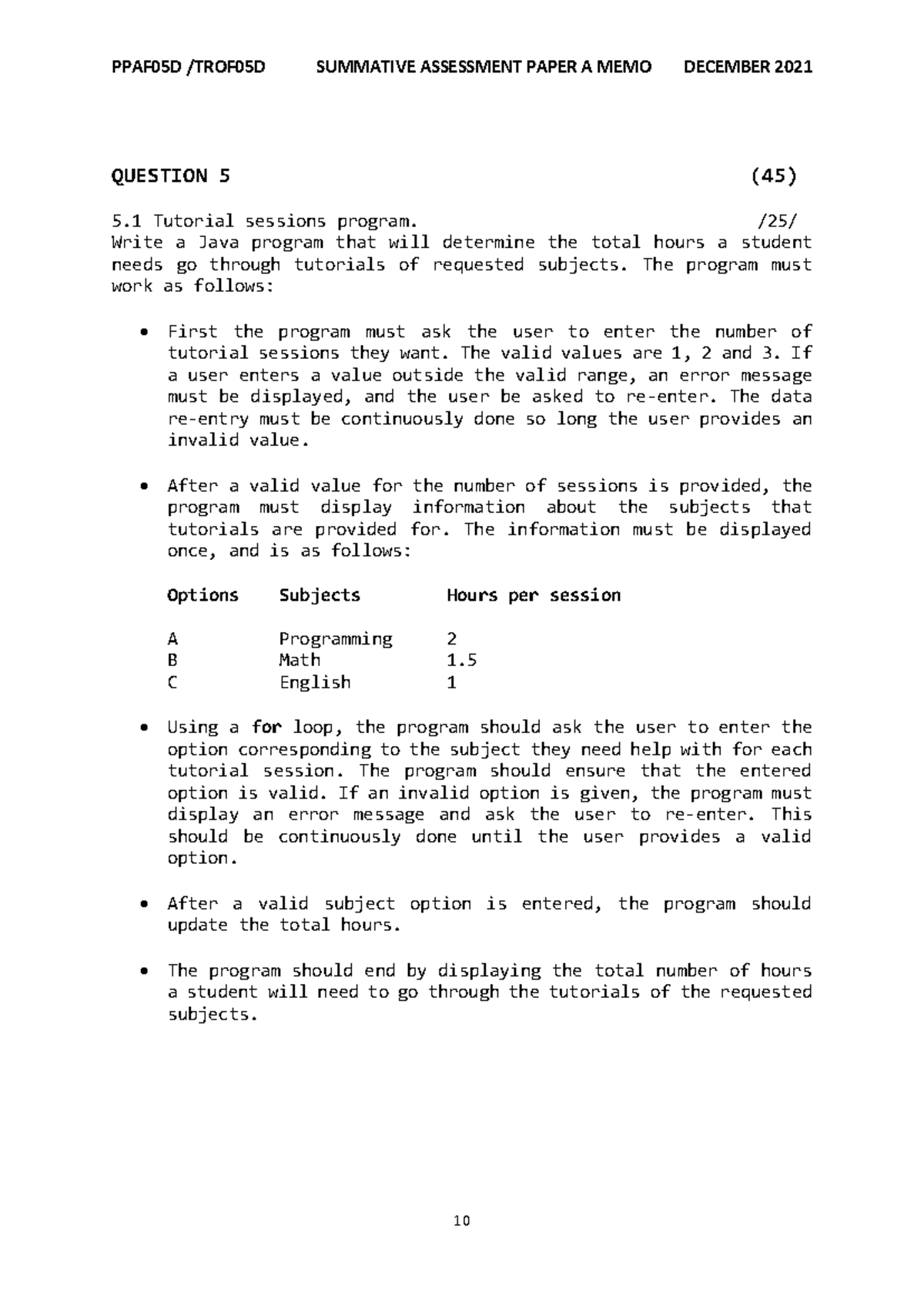 PPA Q5 - i need t practice for my exam so i need this website to help ...