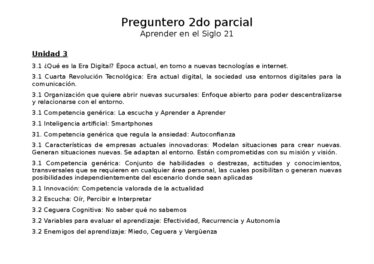 Aprendrer Preguntero - ㅤㅤㅤㅤㅤ - Aprender en el Siglo 21 Unidad 3 3 ¿Qué es la Era Digital? Época ...