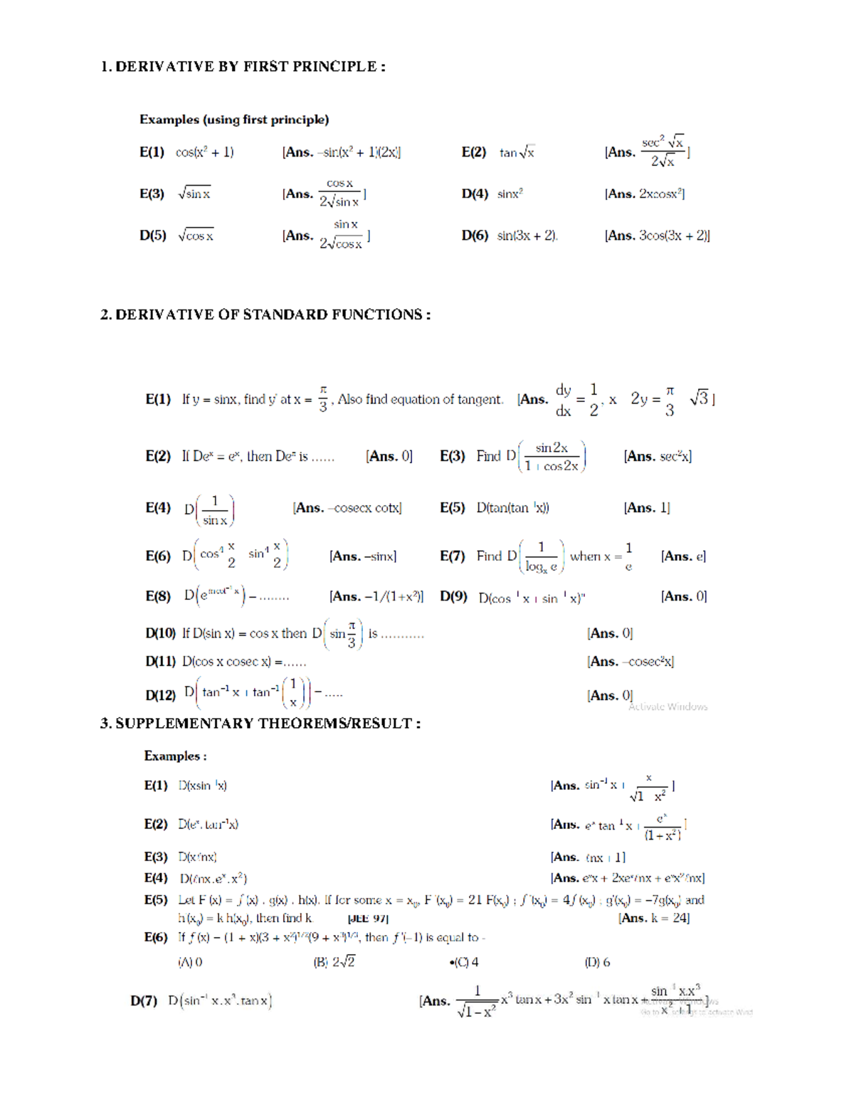 Differentiation Methods Assignment - Psychology practical - 1 ...