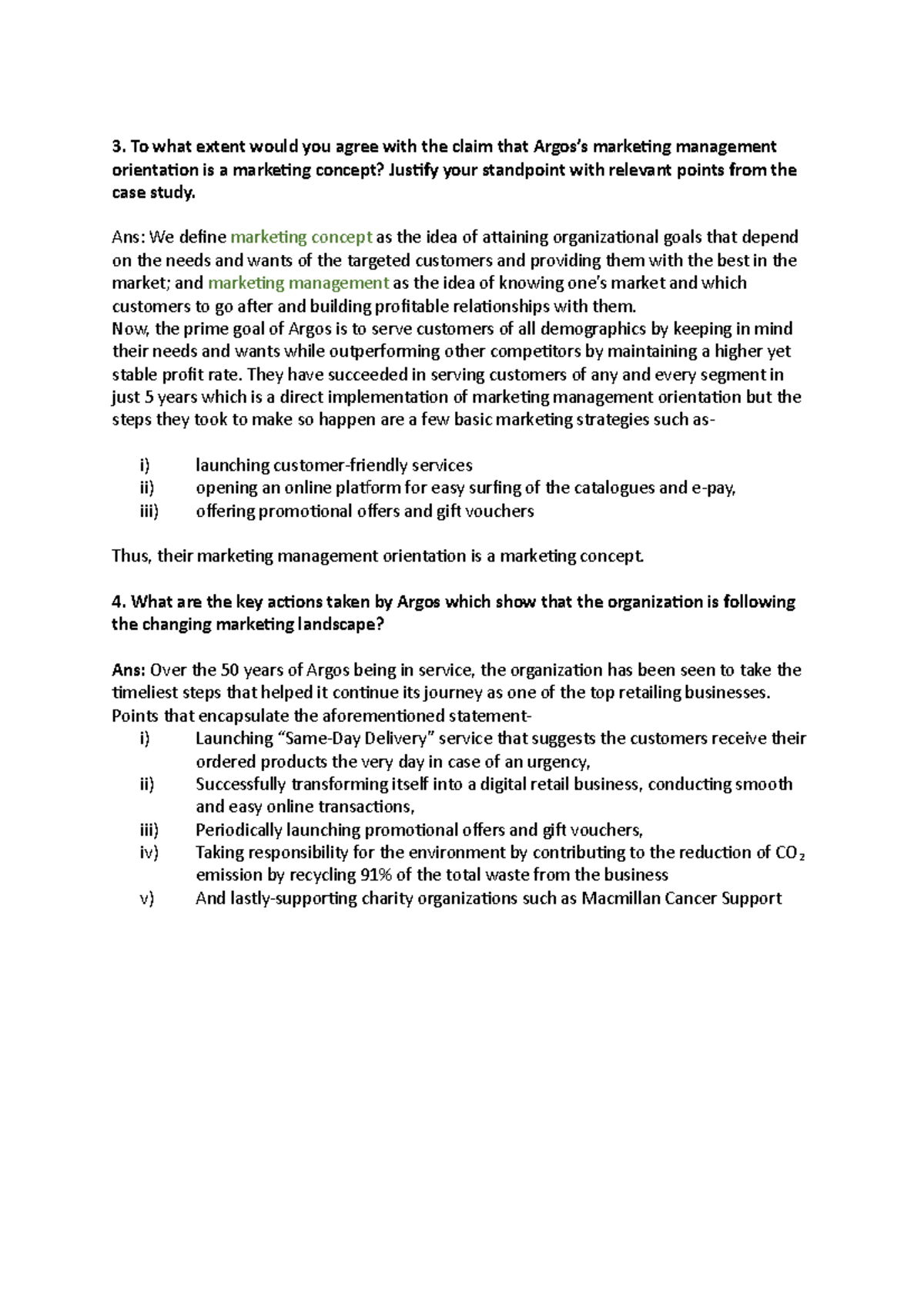 Ppt1 argos - To what extent would you agree with the claim that Argos’s ...