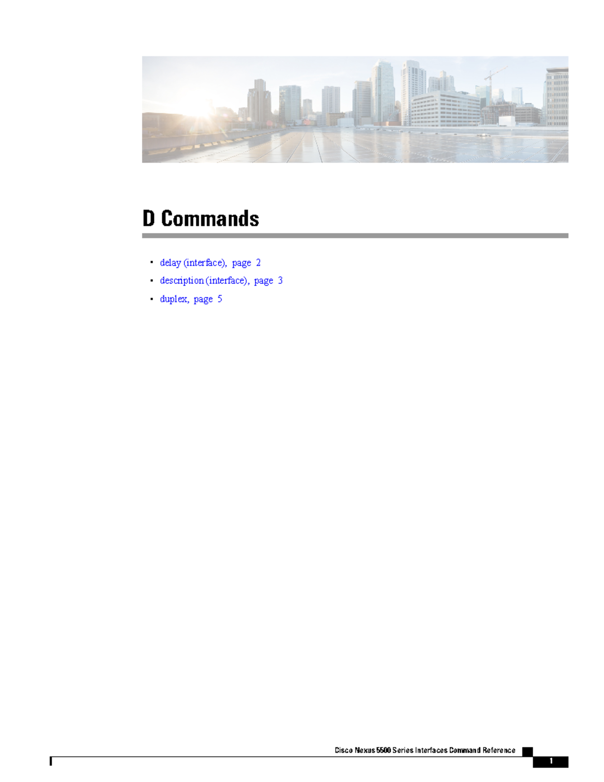 D commands - the cisco command - delay (interface), page 2 description ...