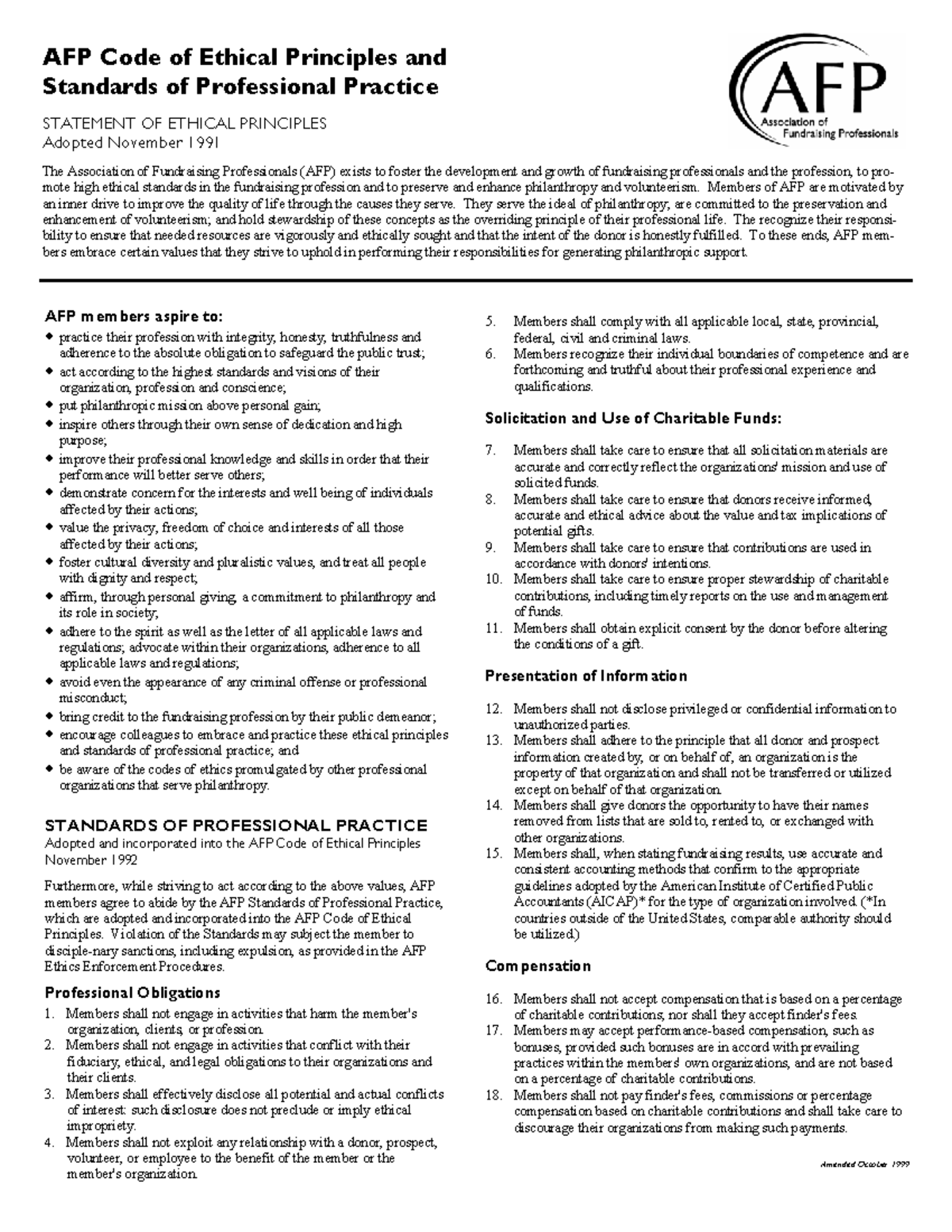 Codeofethics - code of ethics babylonian - AFP Code of Ethical ...