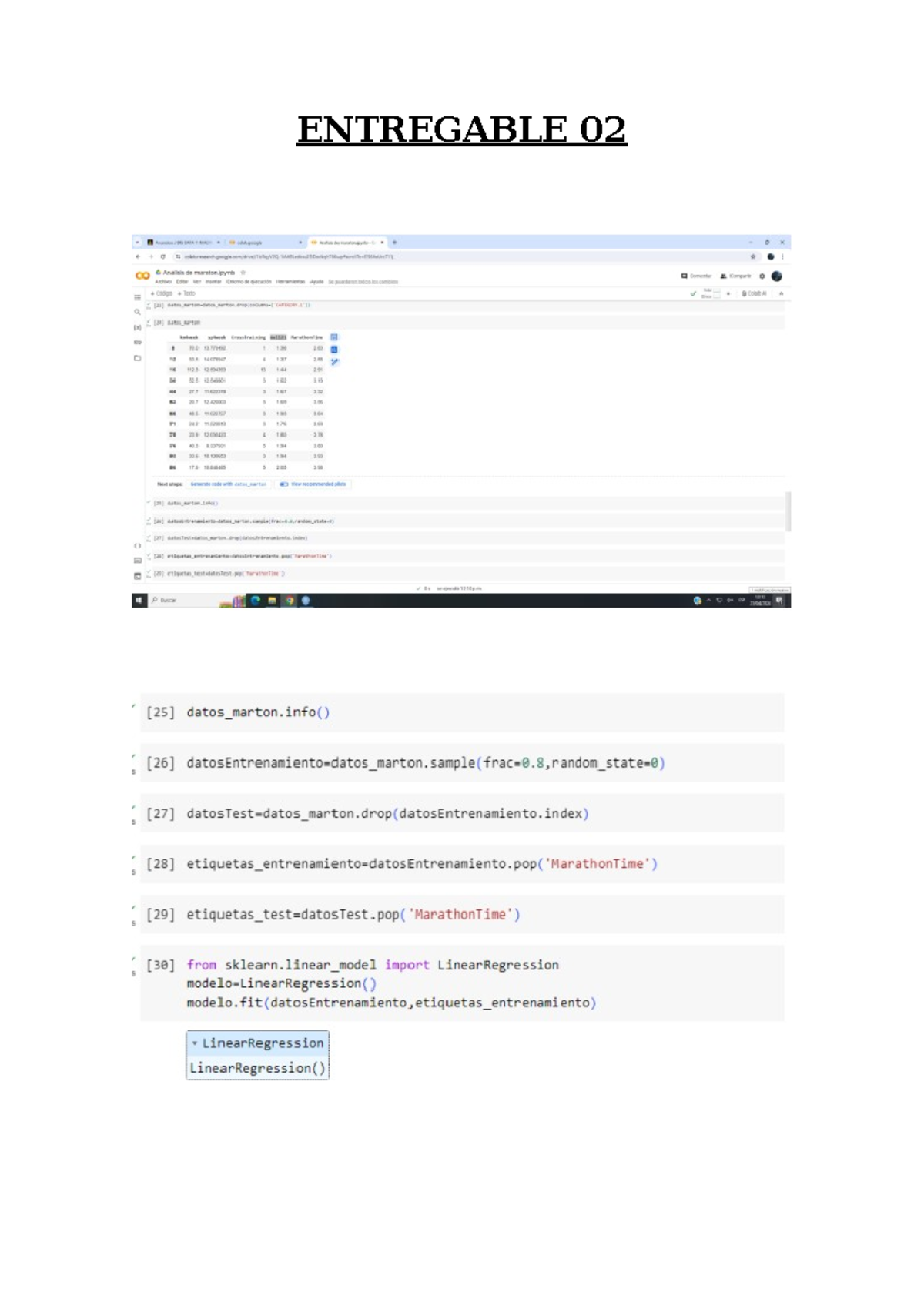 Entregable 02 - TAREA - Informe 4 de electricidad industrial - ENTREGABLE - Studocu