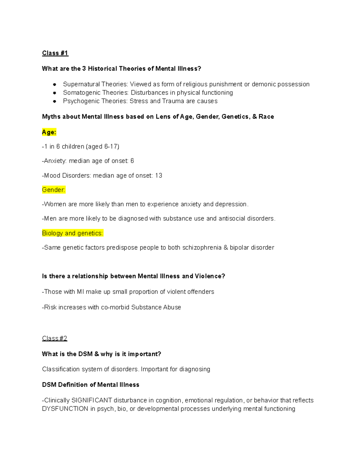 Psychopathology - What are the 3 Historical Theories of Mental Illness ...