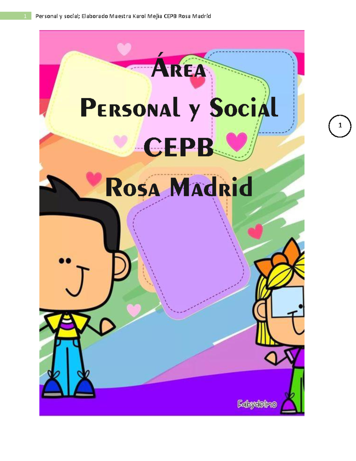 Area Personal - prebasica - Práctica Profesional II - 1 Área Personal y ...