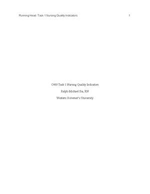 C489 Task 1 - coursework. - C484 - WGU - Studocu