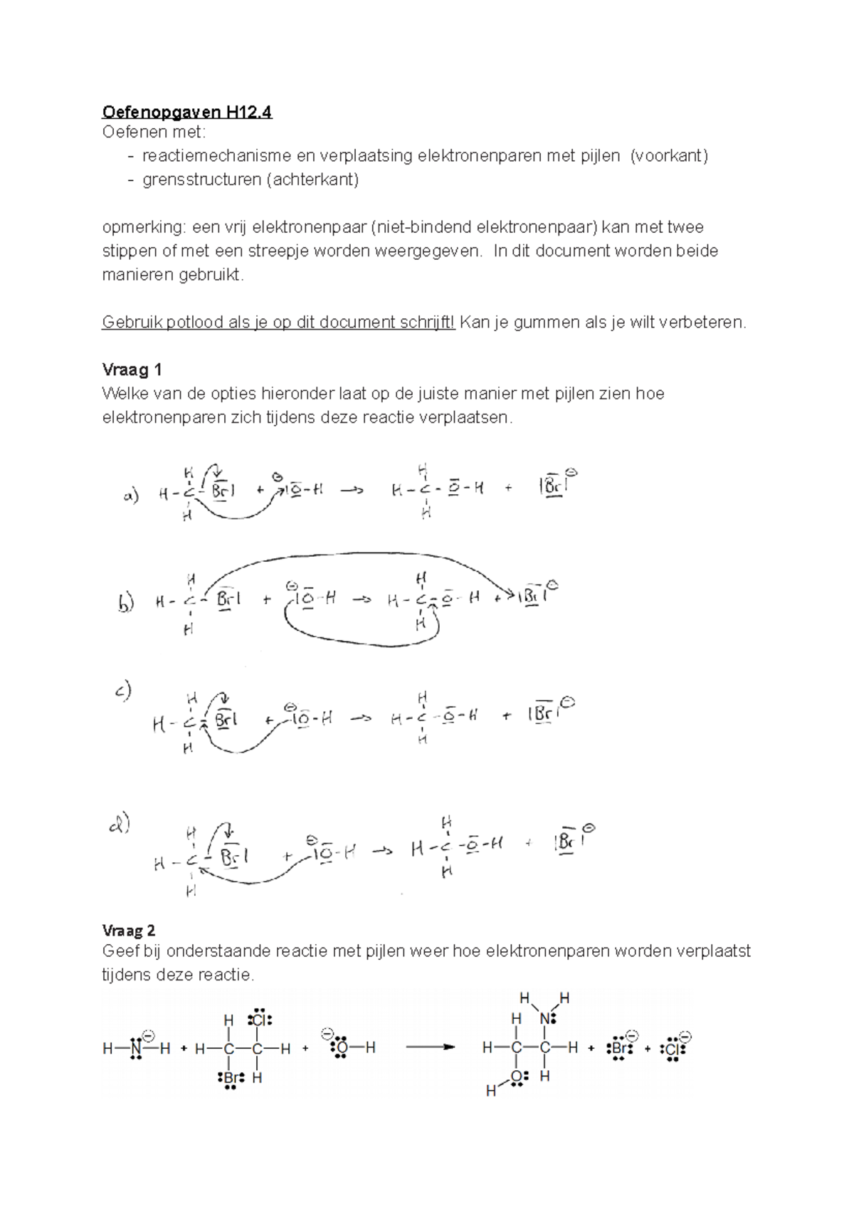 Oefenopgaven H12.4 2223 - Oefenopgaven H12. Oefenen met ...