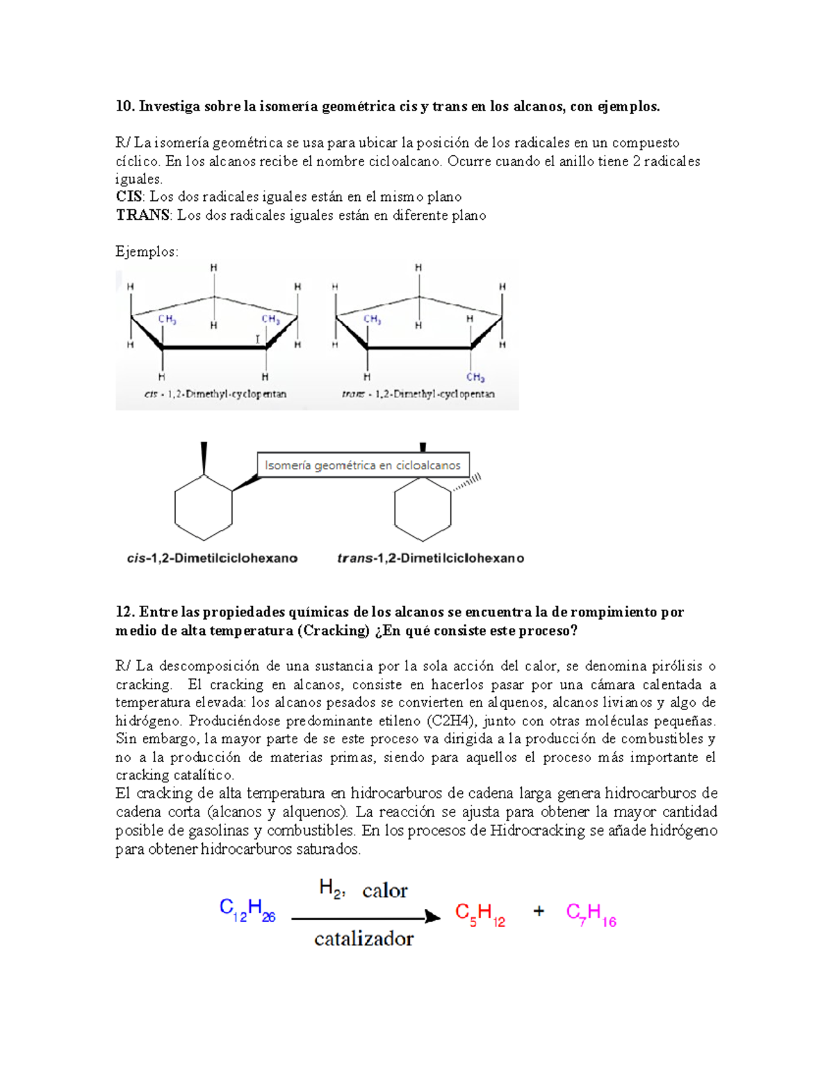Alcanos - Investiga sobre la isomería geométrica cis y trans en los ...