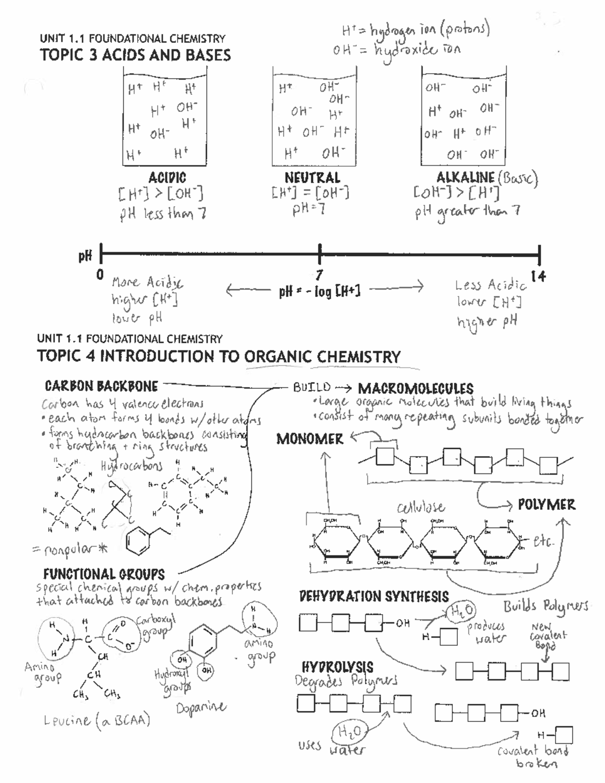 Graphic Notes Unit 1.1 Topic 3 4 KEY - UNIT 1 FOUNDATIONAL CHEMISTRY ...
