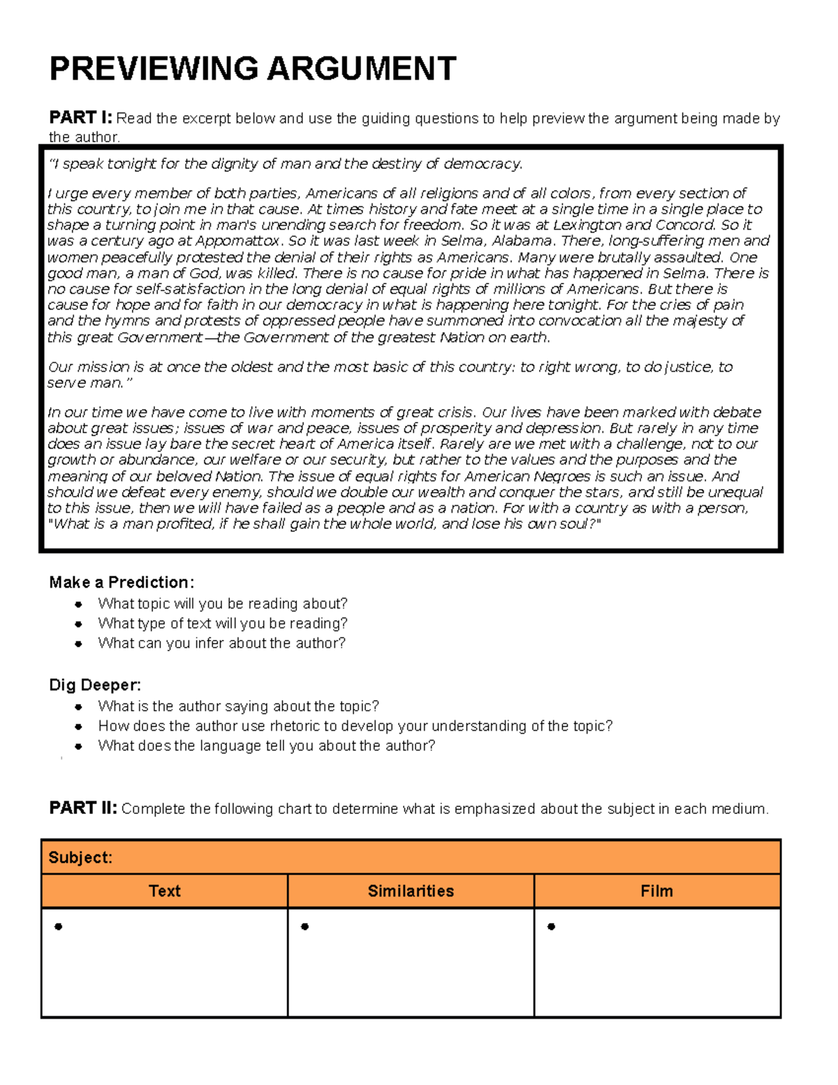 Chart 2.2- Previewing Argument - HIS 4492 - FIU - Studocu
