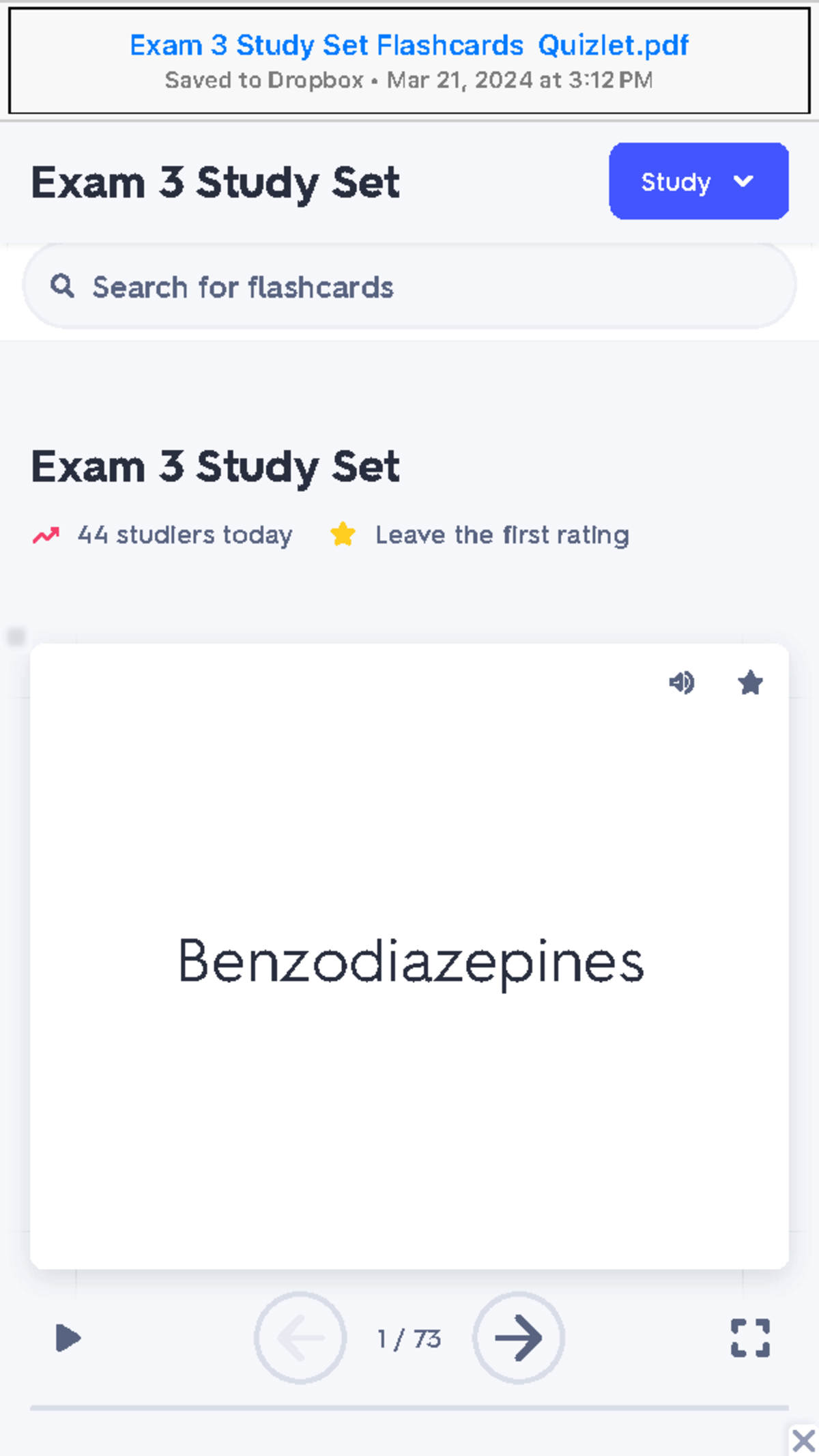 Exam 3 Study Set Flashcards Quizlet - Free trial Exam 3 Study Set 44 studiers today Leave the ...