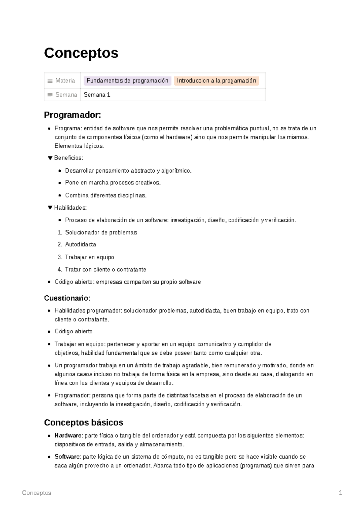 Conceptos - Programacion ceonceptos - Conceptos Materia Fundamentos de ...