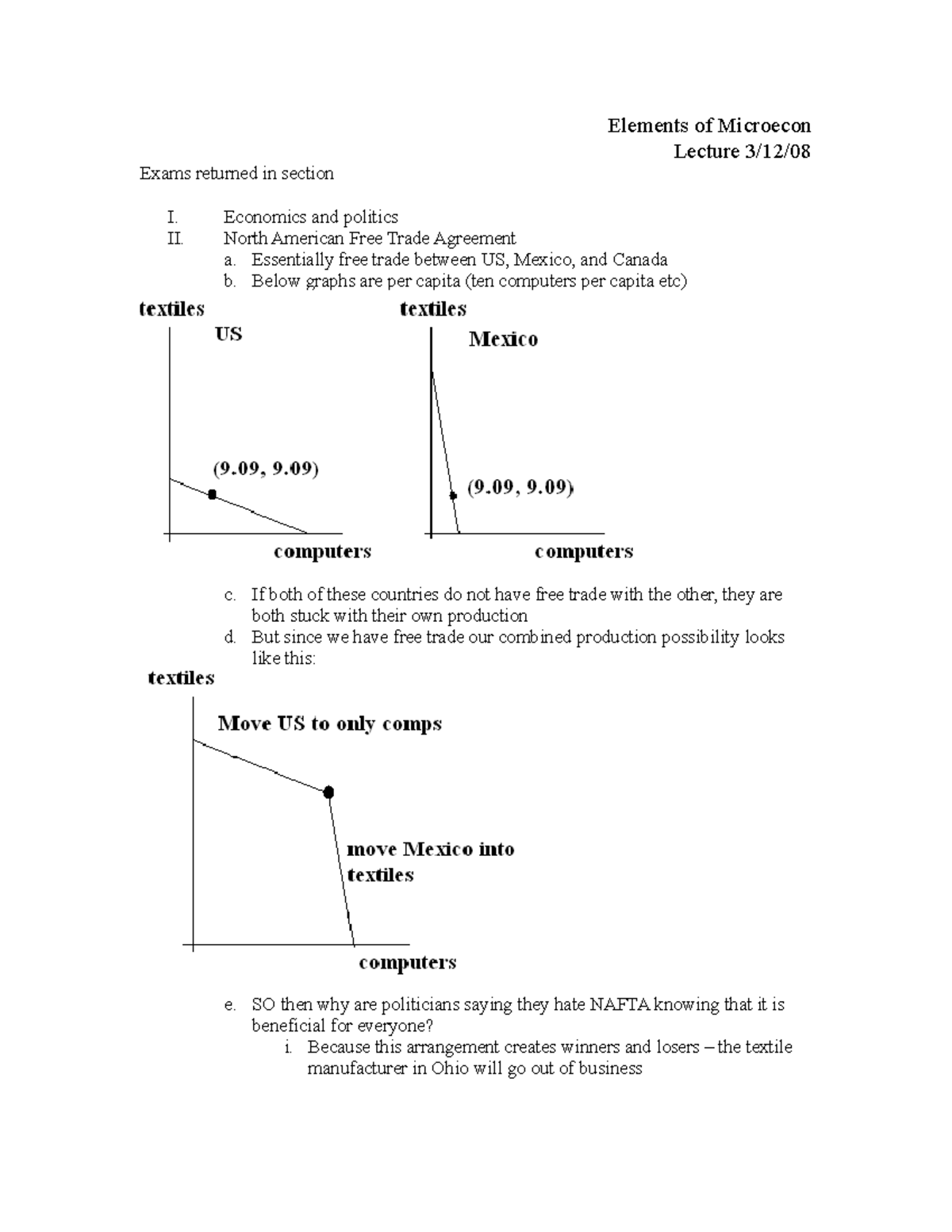 Microeconomics 3 - Class 12 notes - Elements of Microecon Lecture 3/12 ...