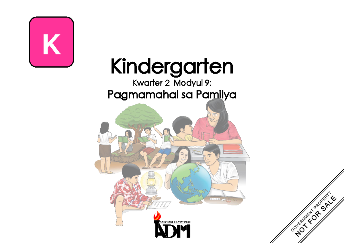 B - Self Learning Modules - Kindergarten Kwarter 2 Modyul 9: Pagmamahal ...
