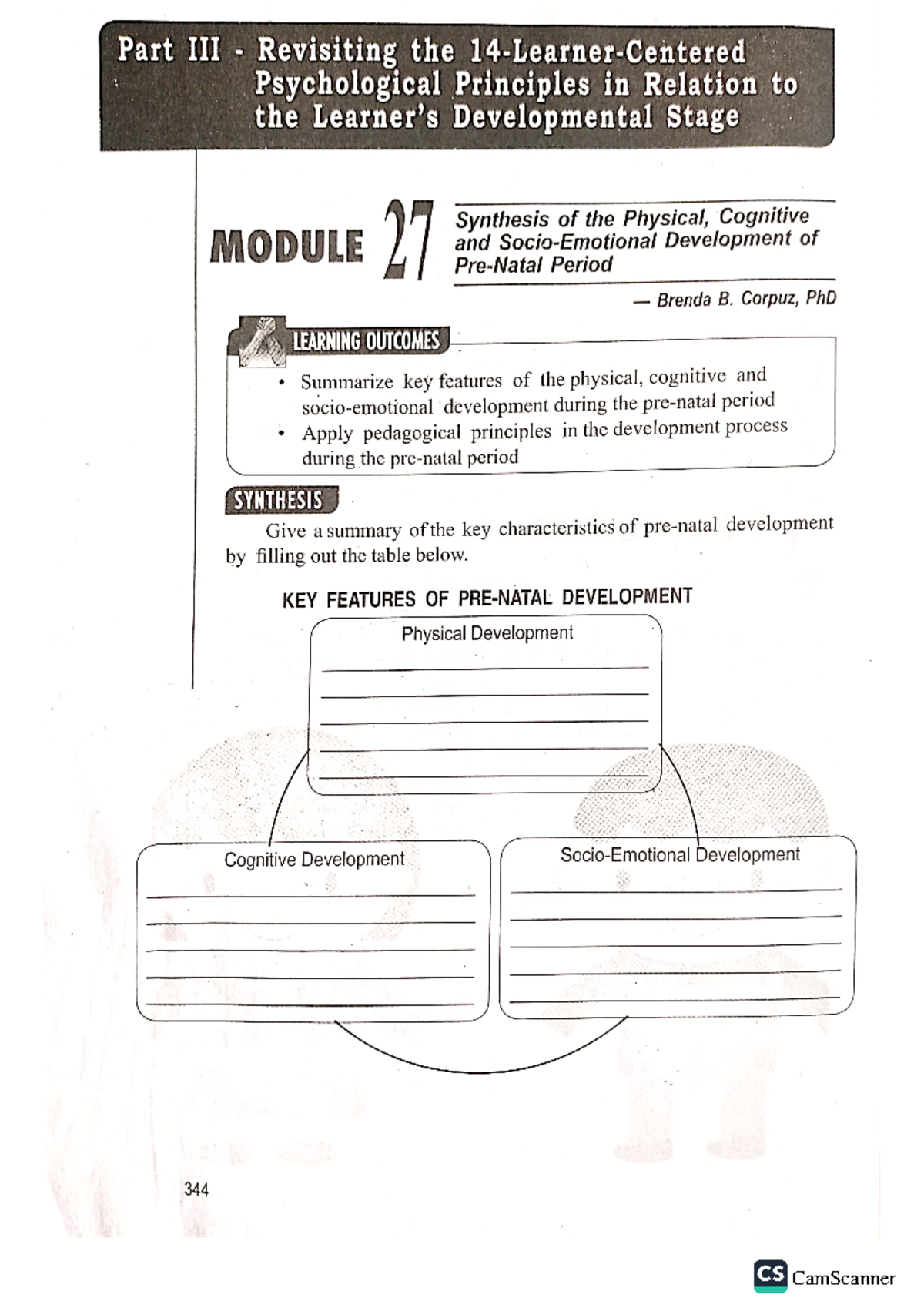 CALP- Module - Child and Adolescent - Bachelor of Elementary Education ...