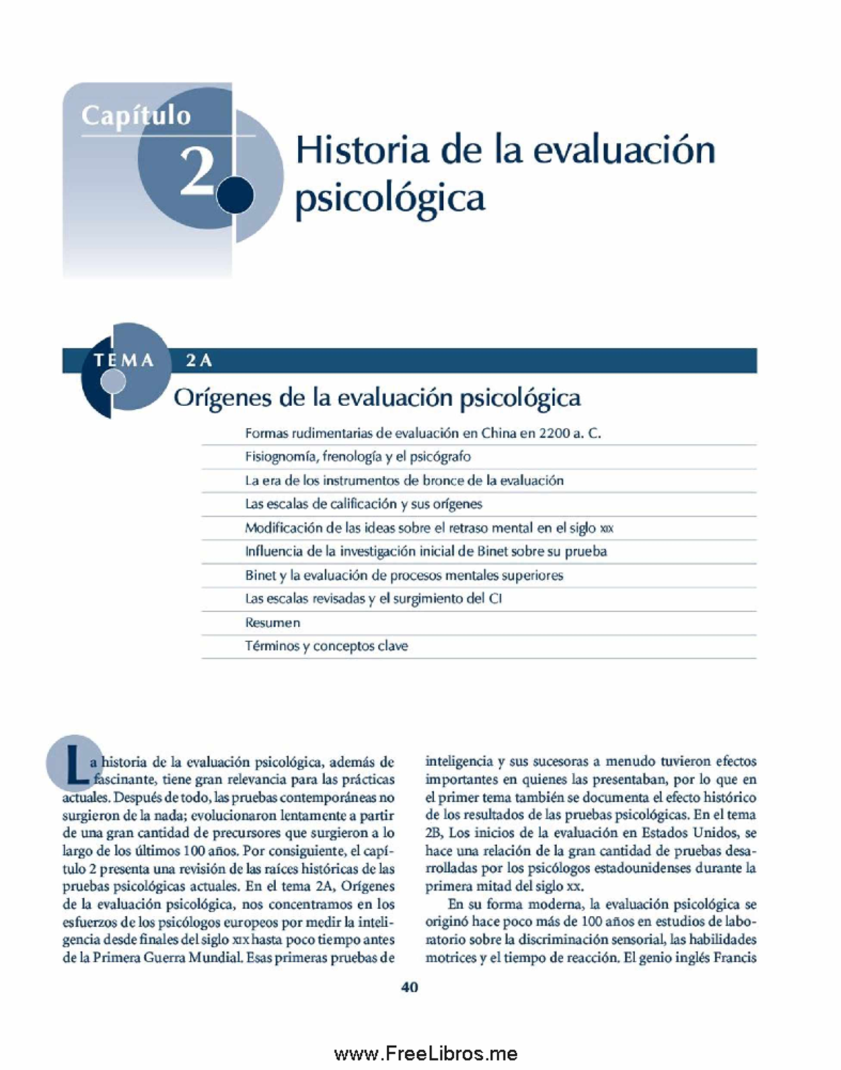 Pruebas Psicologicas Historia, Principios y Aplicaciones, 6ta. Edicion - Capítulo Historia de la ...