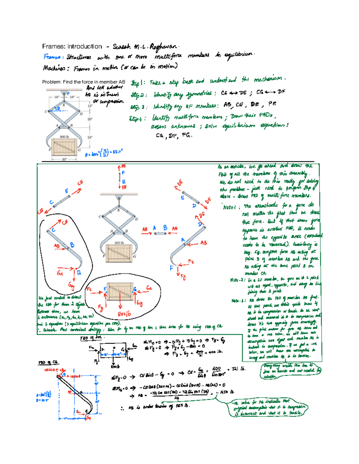 Frames-introduction (F19) - Frames: introduction Problem: Find the ...