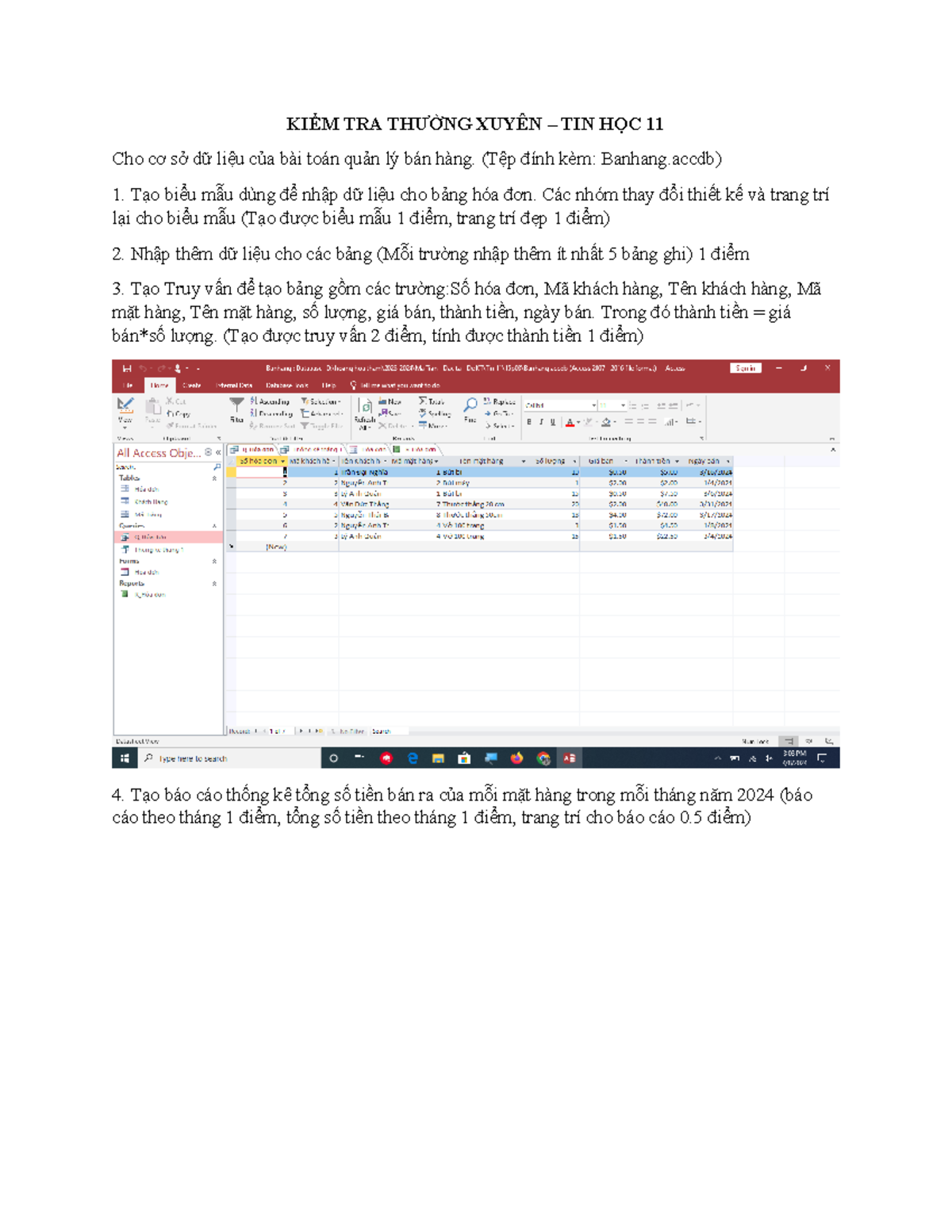 Yêu-cầu - ffffffffffffffffffffffff - KIỂM TRA THƯỜNG XUYÊN – TIN HỌC 11 ...
