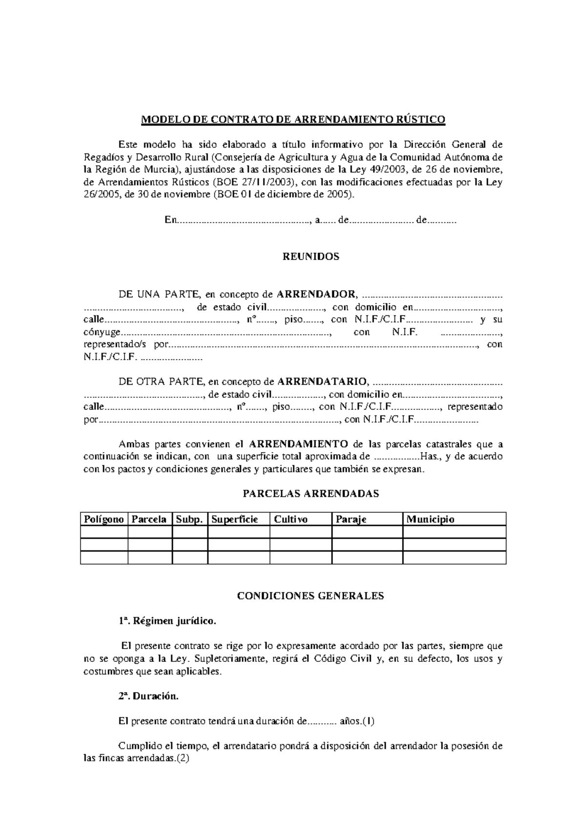 4346- Modelo DE CONT.ARR. LEY 26 2005 def. doc - Contabilidad ...