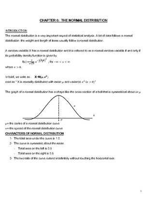 Chapter 5( Probability Density Function) - PROBABILITY DENSITY FUNCTION ...