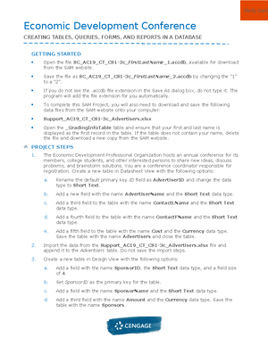 Instructions SC AC19 CS1-3a - Economic Development Conference CREATING ...