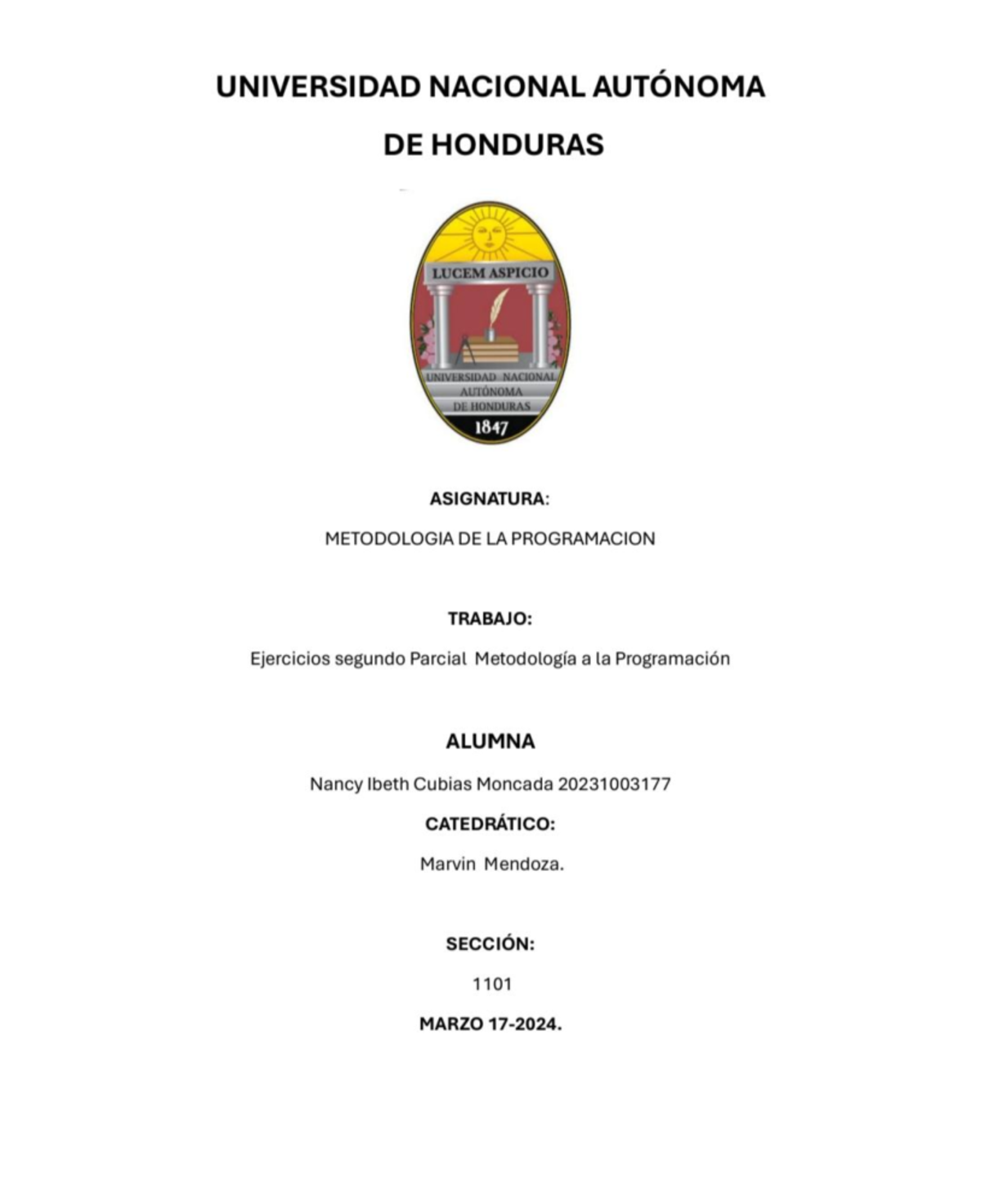 Guía segundo parcial - Metodologia de la programacion - Studocu