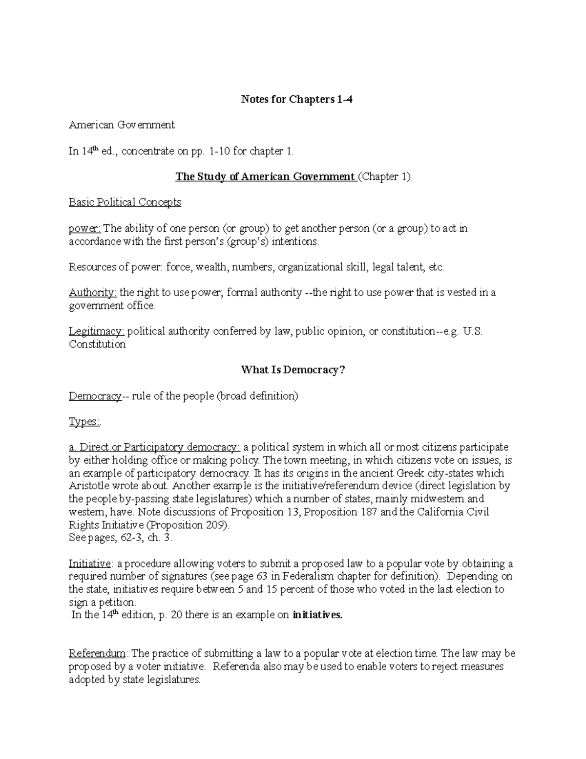 Initiative Politics Definition