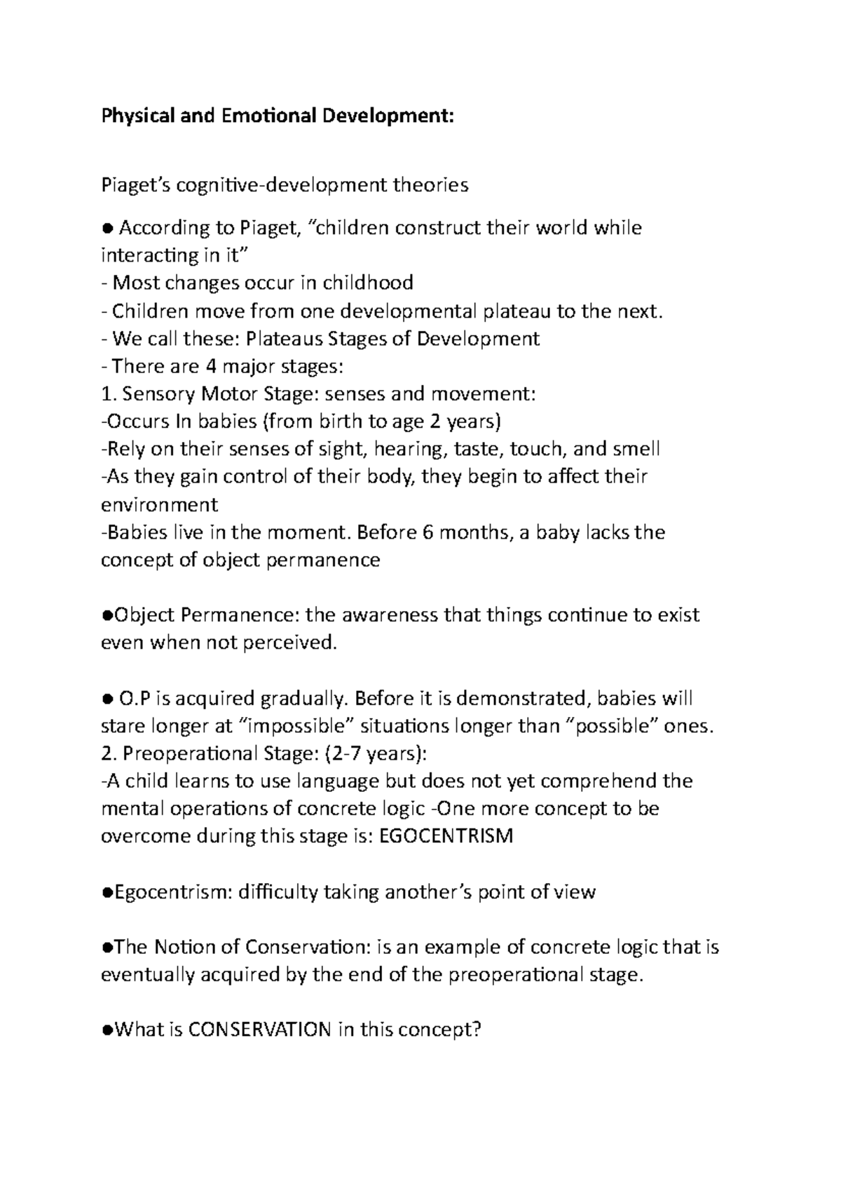 Gen.Psych 10 26 - Physical and Emotional Development - Physical and ...