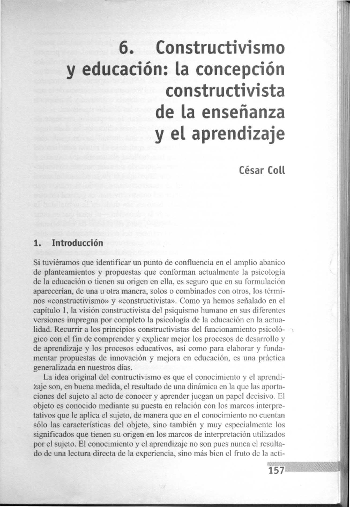 100722 - 6. Constructivismo y educación: la concepción constructivista ...