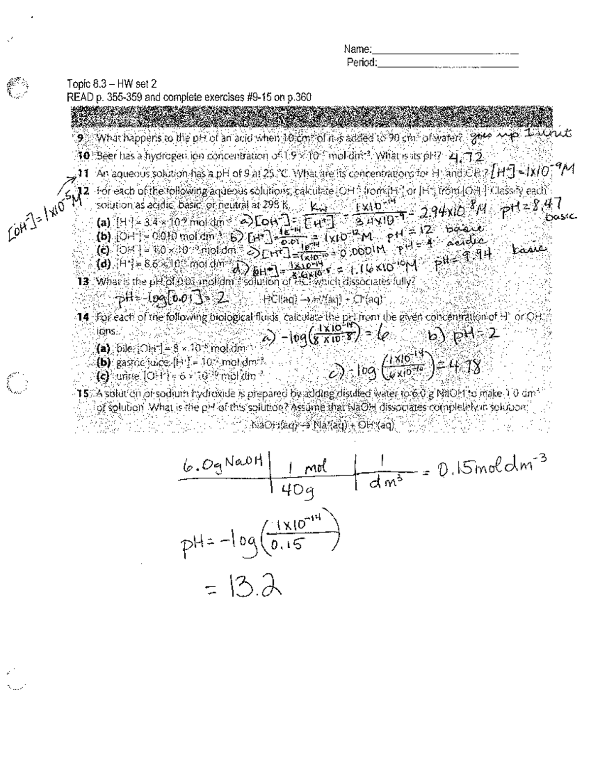 Hw set 2-3 key topice 8 - homework - CHEM 2021 - Studocu