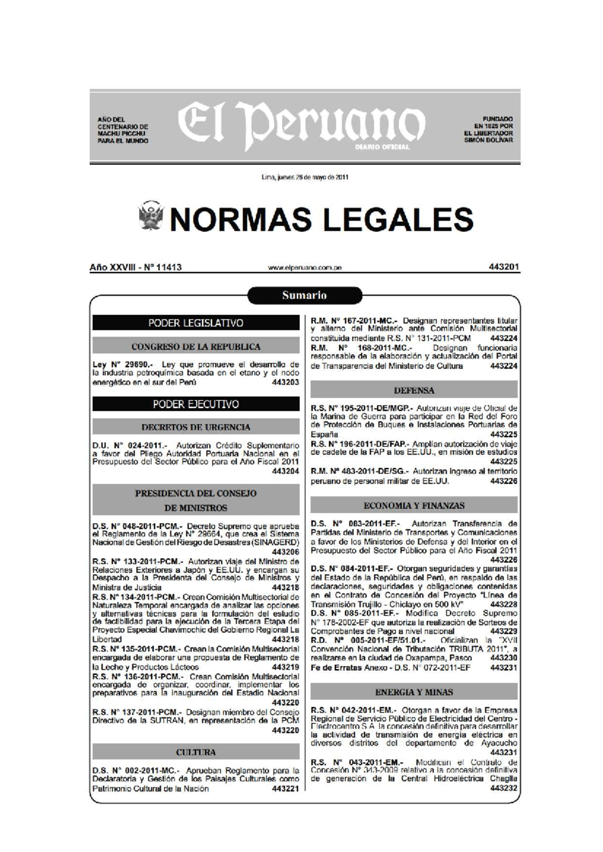 5 Reglamento de la Ley Nº 29664 Sistema Nacional de Gestión del Riesgo ...