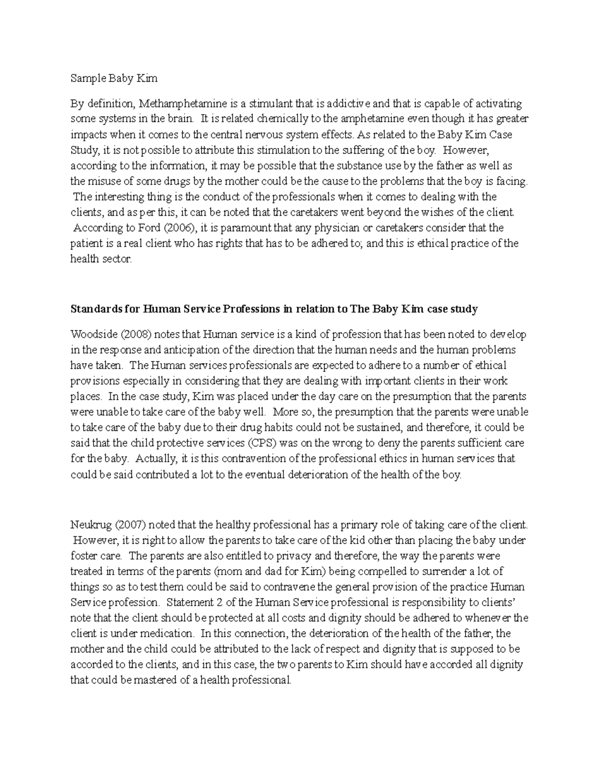 Sample Baby Kim - case study - Sample Baby Kim By definition ...