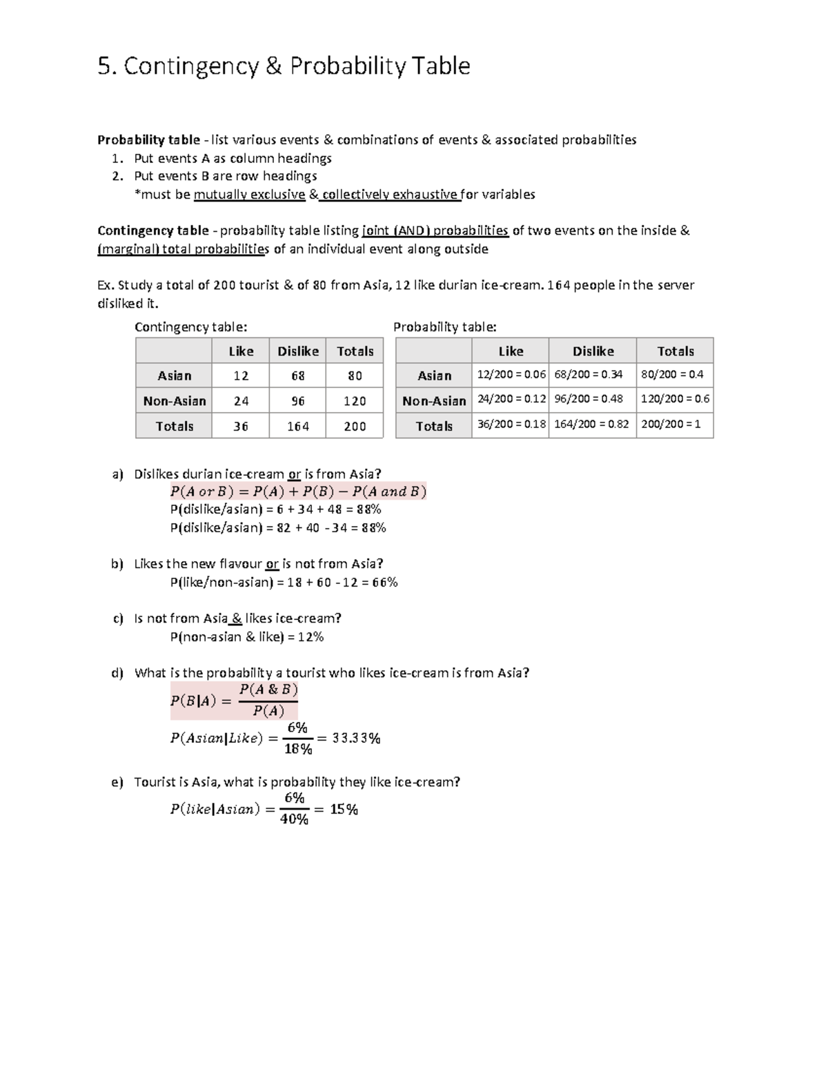 OMPT - Lec 5 - Instructor: Neilu Rishi - Contingency and Probability ...