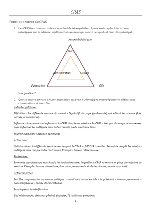 Question d'examen de CPAS - Questions d’examen (exemple). Questions ...