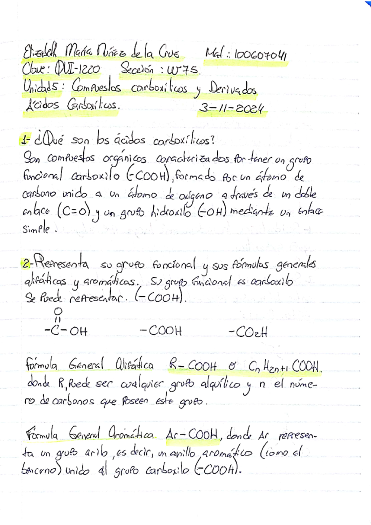 Tarea 10 QUI. ORG. - .124 - Elizabeth Maria Nunce dela CUVE Mad ...